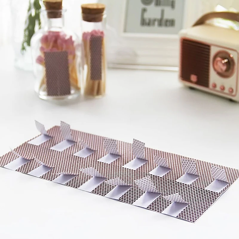 Matchstick-Striker-Adhesive-Matches-Flame-Paper-Match-Stickers-Craft ...