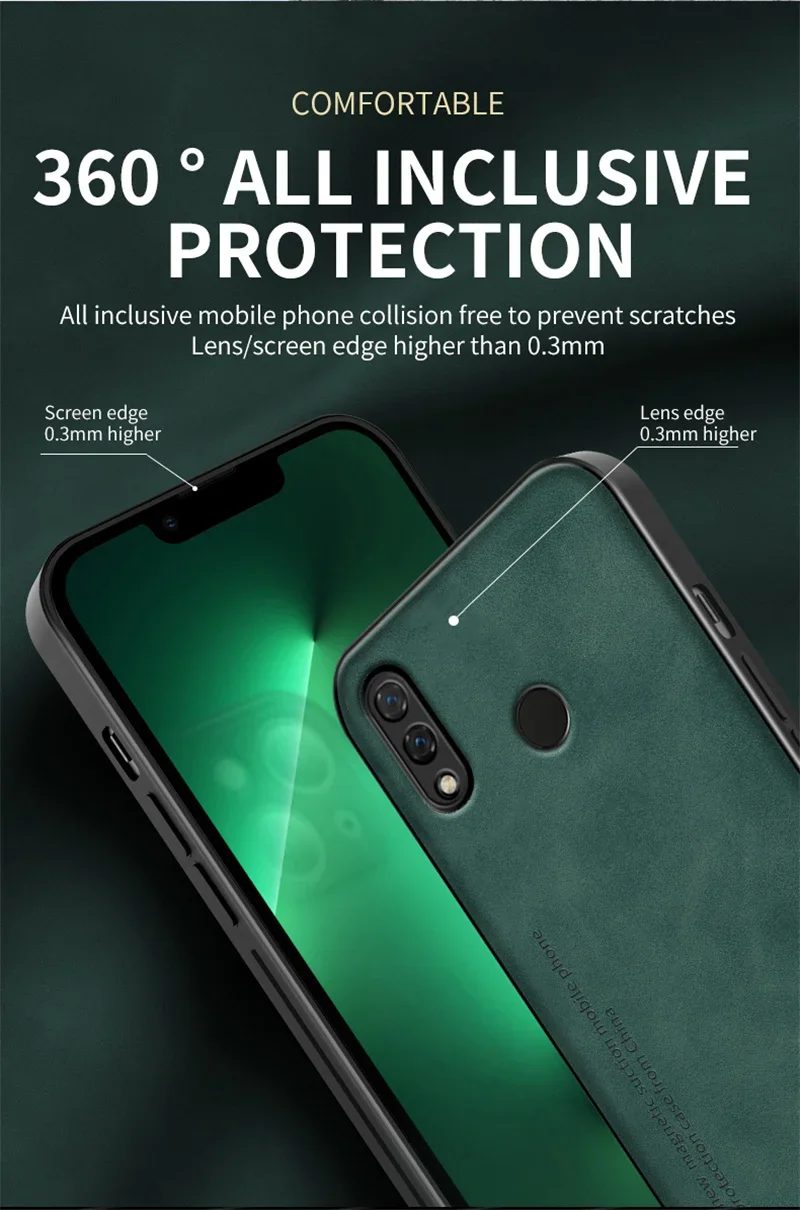 Магнитный кожаный чехол для телефона Honor 8X 9X Play 9 10 20 Lite 30 Pro 10i 30i Nova 3 3i 5T ...