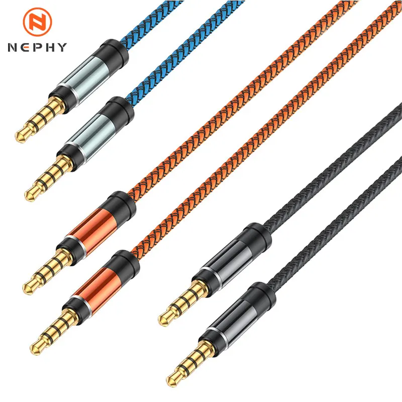 3-5mm-Aux-Cable-4-Pole-TRRS-4-Conductor-Auxiliary-Male-to-Male-Stereo ...