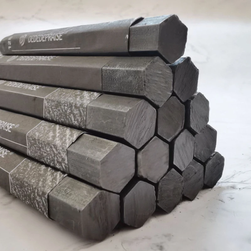 Water-soluble Wood-free Graphite Stick Pencil 2B4B6B8B12B Hexagonal ...