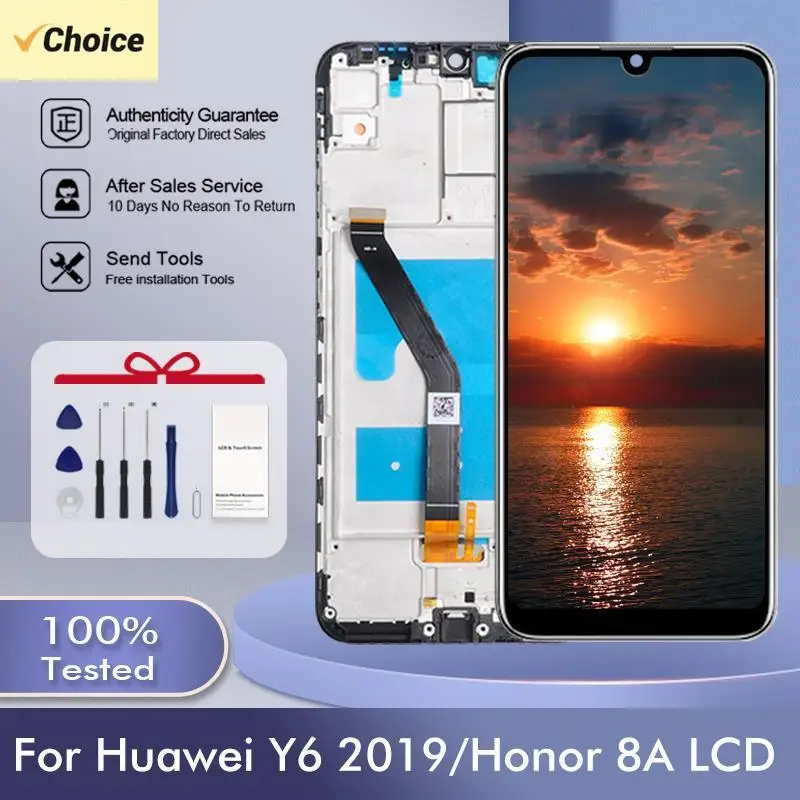 For-Huawei-Y6-2019-LCD-Touch-Screen-Digitizer-Repair-Parts-Y6S-2019 ...