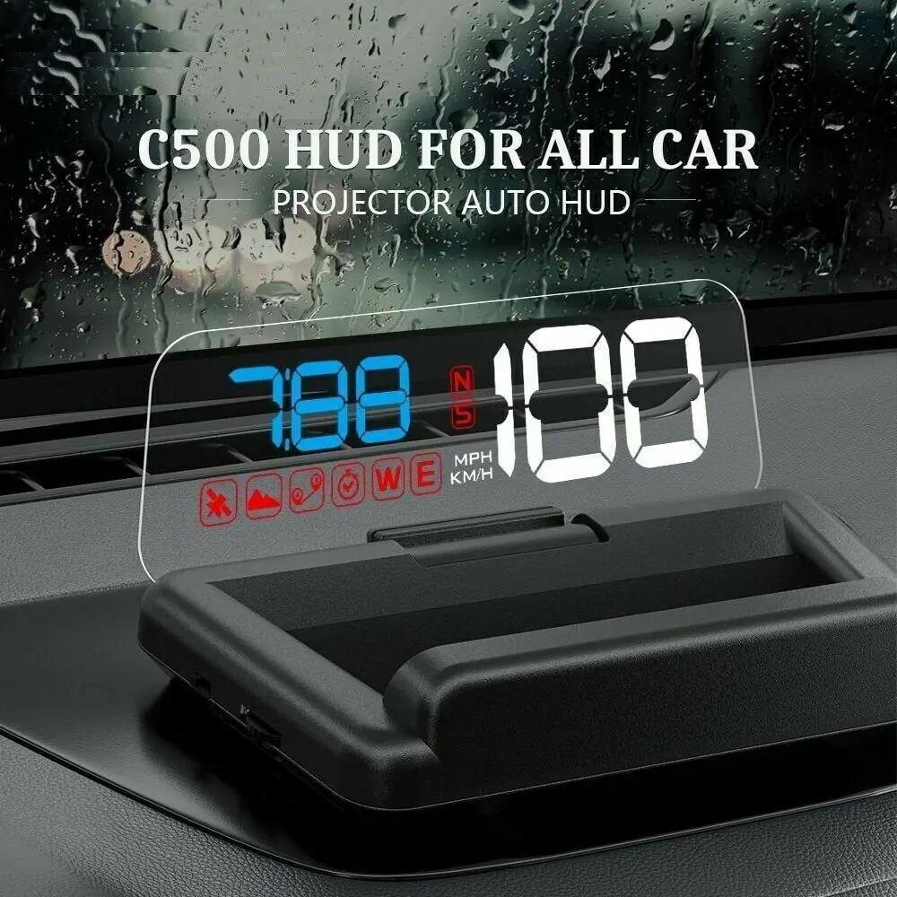 Water-Temp-RPM-Voltage-Alarm-Windshield-Projector-Car-Head-Up-Display ...