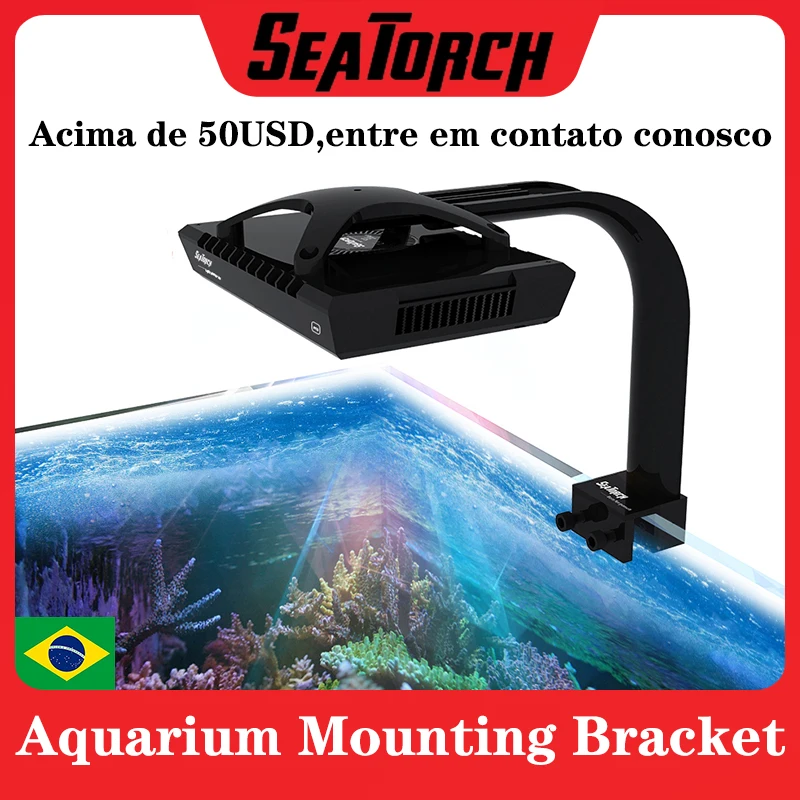 Seatorch Aluminum Aquarium Fish Tank Mounting Arm Bracket For LM-15/25 ...