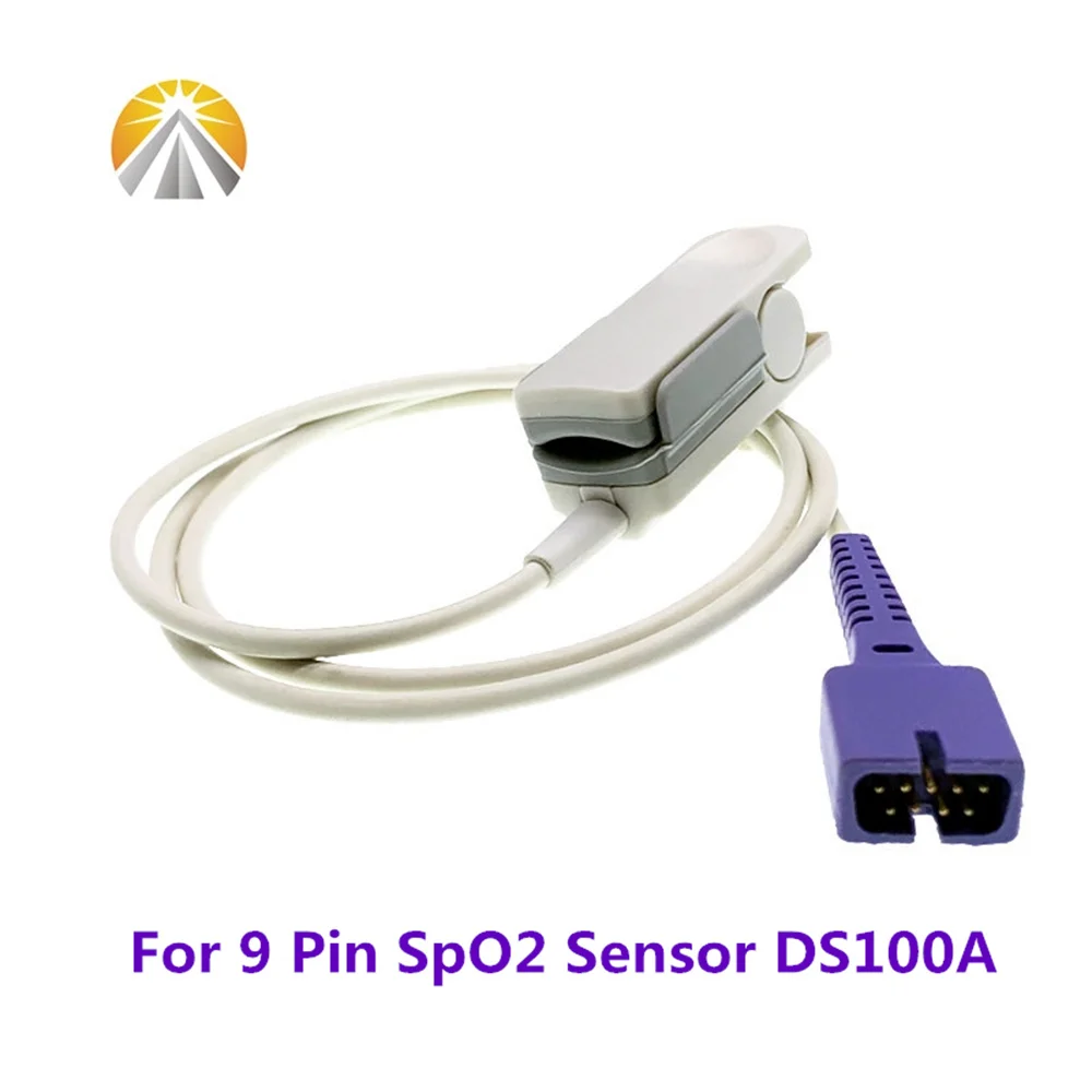DS100A-9-Pin-Reusable-SpO2-Sensor-0-9-Meter-with-Oxi-Tech-Adult ...