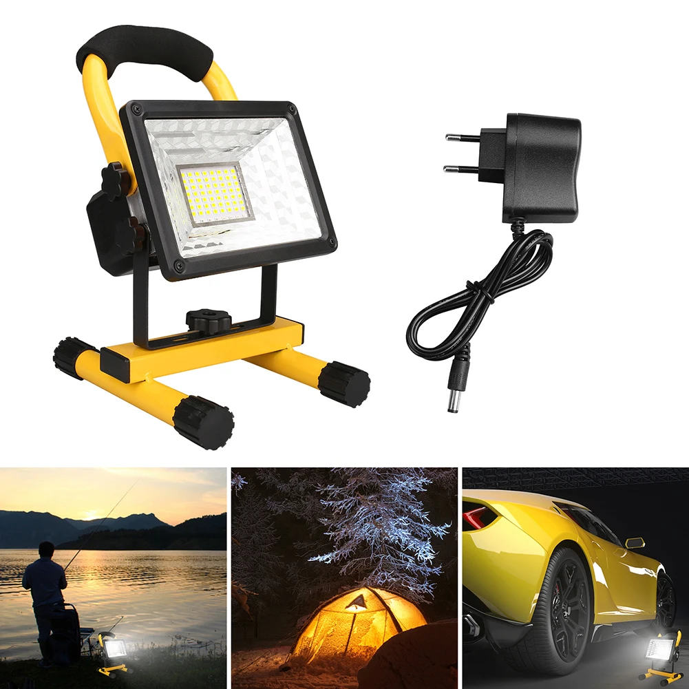 Port-til-recarreg-vel-LED-Projector-Spotlight-imperme-vel-holofote ...