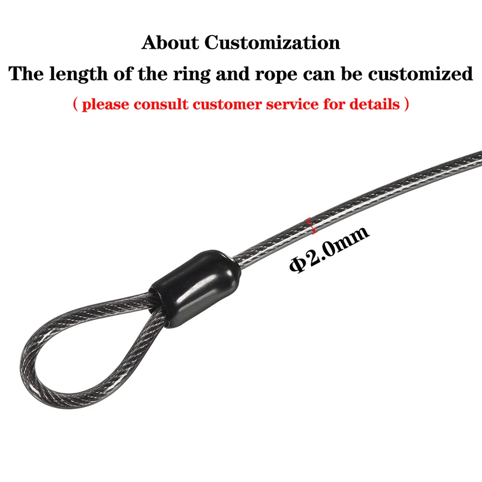 Lighting Safety Cable 6 Pcs Stage Light Safety Cable, YuCool 25.5Inch ...