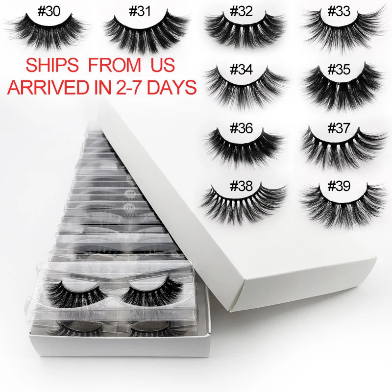 Wholesale Eyelashes 4/20/50/100pcs Mink Lashes Natural Items Wholesale ...