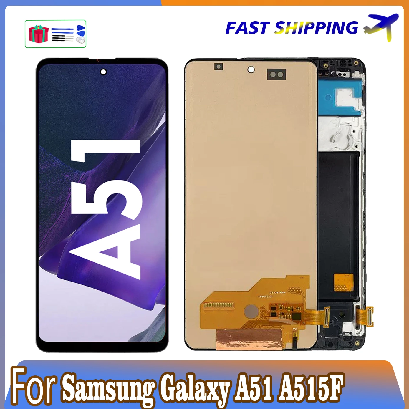 Super Amoled For Samsung Galaxy A51 A515f A515 Lcd Display Touch Screen A51 Display With ...