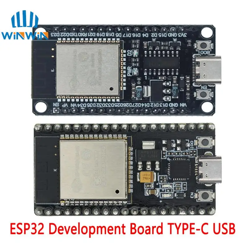 Esp32 개발 보드 Type C Usb Ch340c 와이파이 블루투스 초저전력 듀얼 코어 Esp32 Devkitc 32 Esp Wroom 32 확장 보드