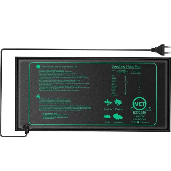 Seedling Heating Mat Indoor Plants Germination Waterproof Heating Pad ...