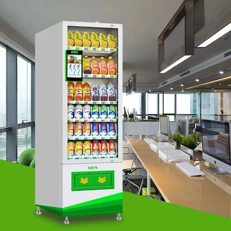 Snack-And-Drink-Vending-Machine-Smart-Video-Advertising-Screen-Vendor ...