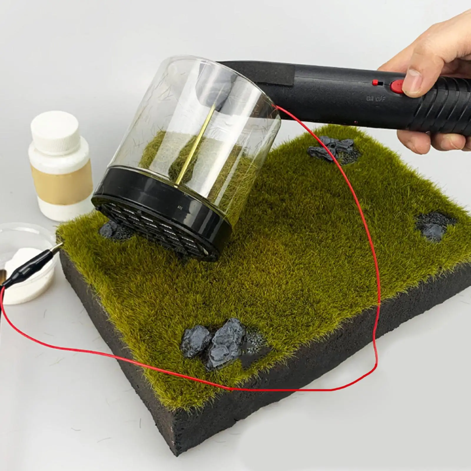 Mini-Flocking-Machine-Static-Grass-Applicator-for-Diorama-Scale-Train ...