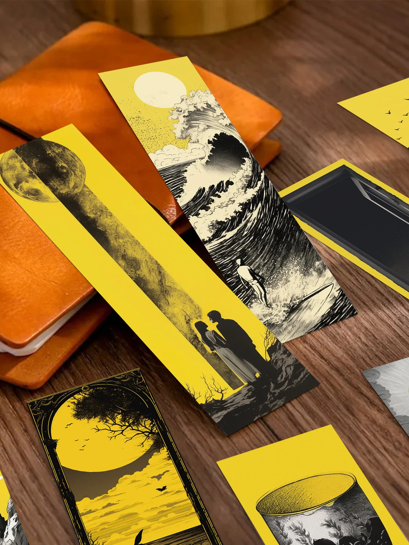 30pcs-Daylight-Yellow-Imagination-bookmark-graffiti-art-creative-card ...