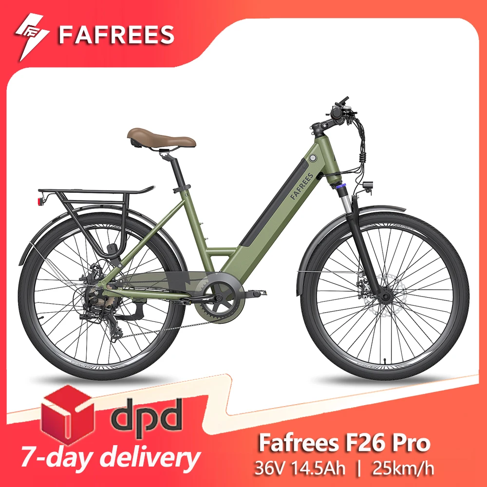 Fafrees F26 Pro Electric Bicycle for Men Mountain Bike 250W 36V 14.5Ah ...