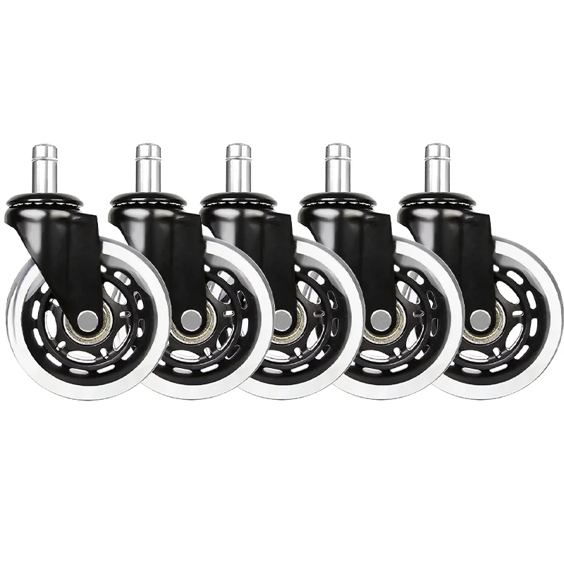 2-5inch-Office-Chair-Wheels-Replacement-Rubber-With-Protection-5pc ...