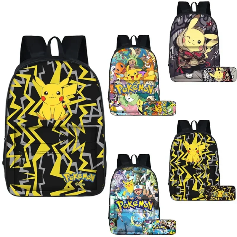 MINISO-Pokemon-Pikachu-Backpack-Kids-SchoolBags-Boys-Girls-Primary ...