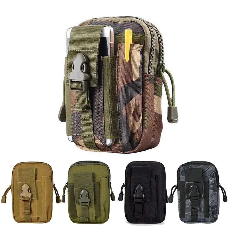 Tactical Molle Pouch Belt Waist Pack Men Small Pocket Tool ...