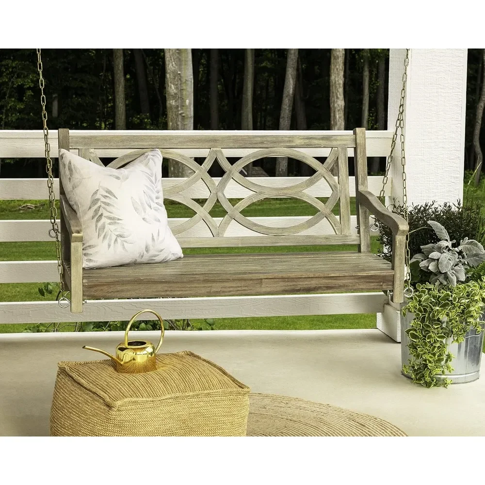 Complete-Garden-Swing-Home-4-Hardwood-Decorative-Porch-Swing-in-Gray ...