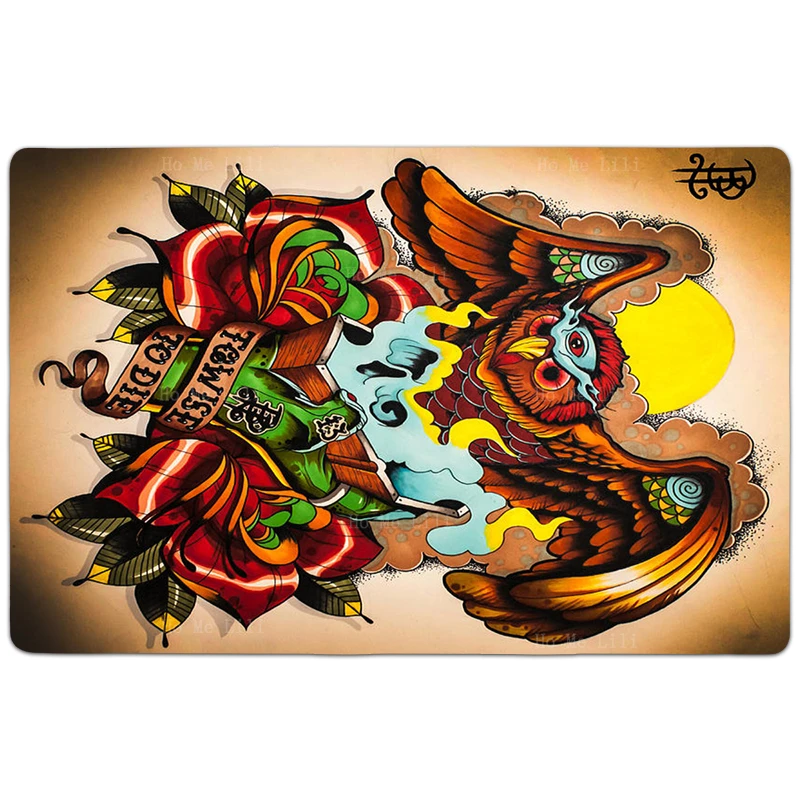 American Traditional Ocean Tattoo