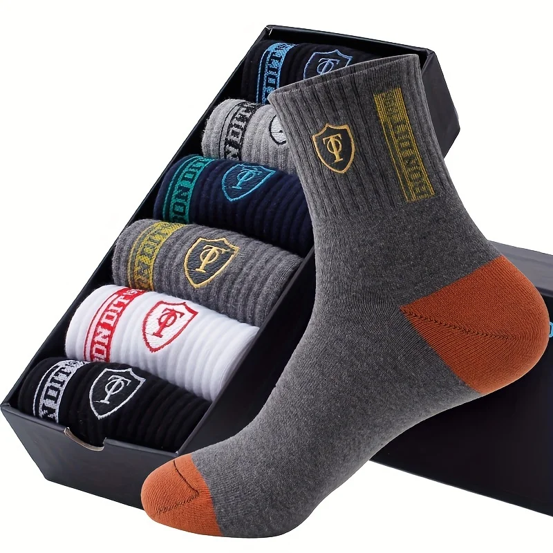 5PCS-Set-Mens-Ultra-Breathable-Stylish-Sports-Socks-for-High ...