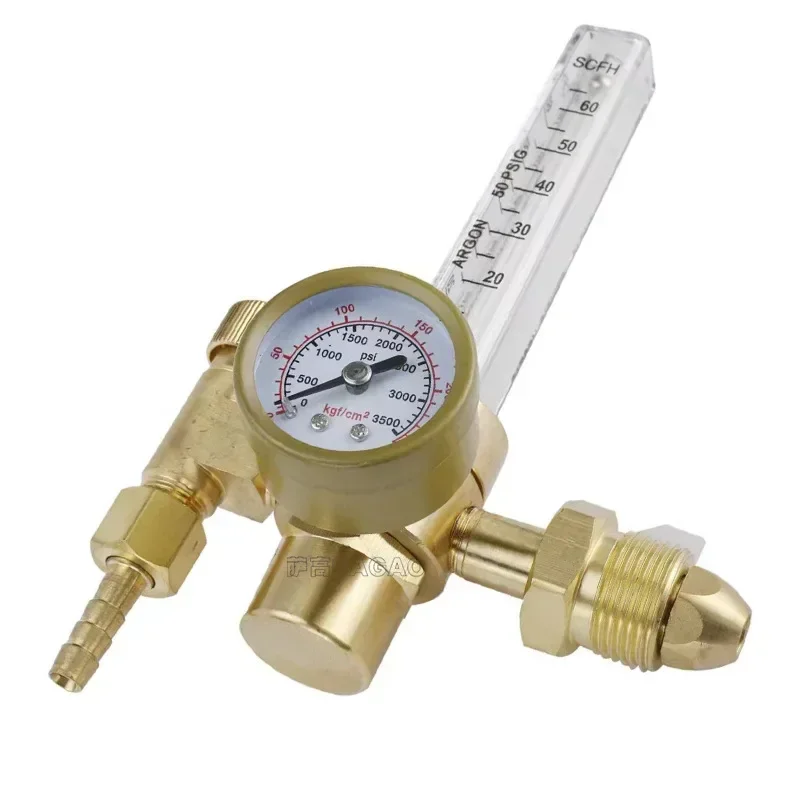 Argon-Arc-Welding-Pressure-Reducing-Valve-CGA580-Thread-Pressure-Gauge ...