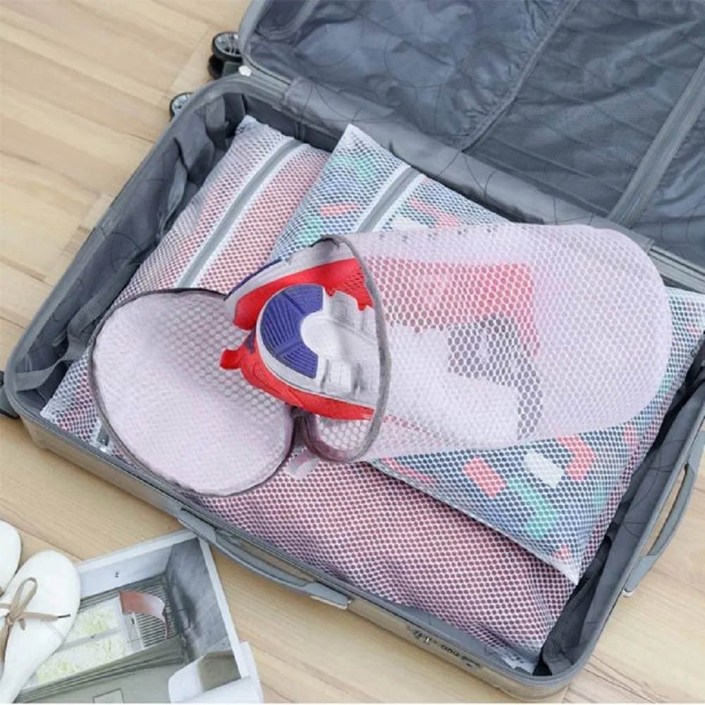 3PCS Laundry Bag Shoes Wash Bags for Washing Machine Sneaker Mesh ...