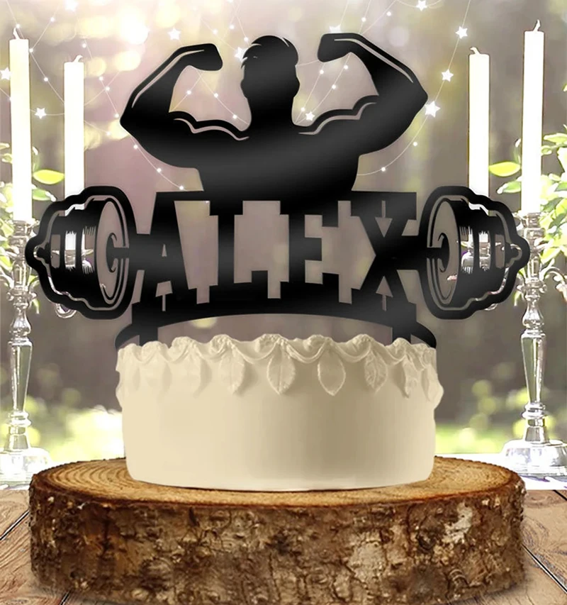 Strong-Man-Weightlifter-Bodybuilder-Name-Personalized-Birthday-Cake ...