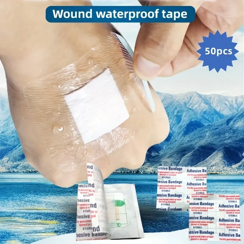 5/25/50/100Pcs Square Adhesive Bandages for Kids Toddlers, Medical ...