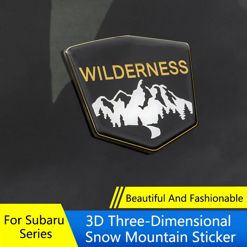 QHCP-Car-Body-Decorative-Sticker-3D-Snow-Mountain-Badge-For-Subaru-All ...