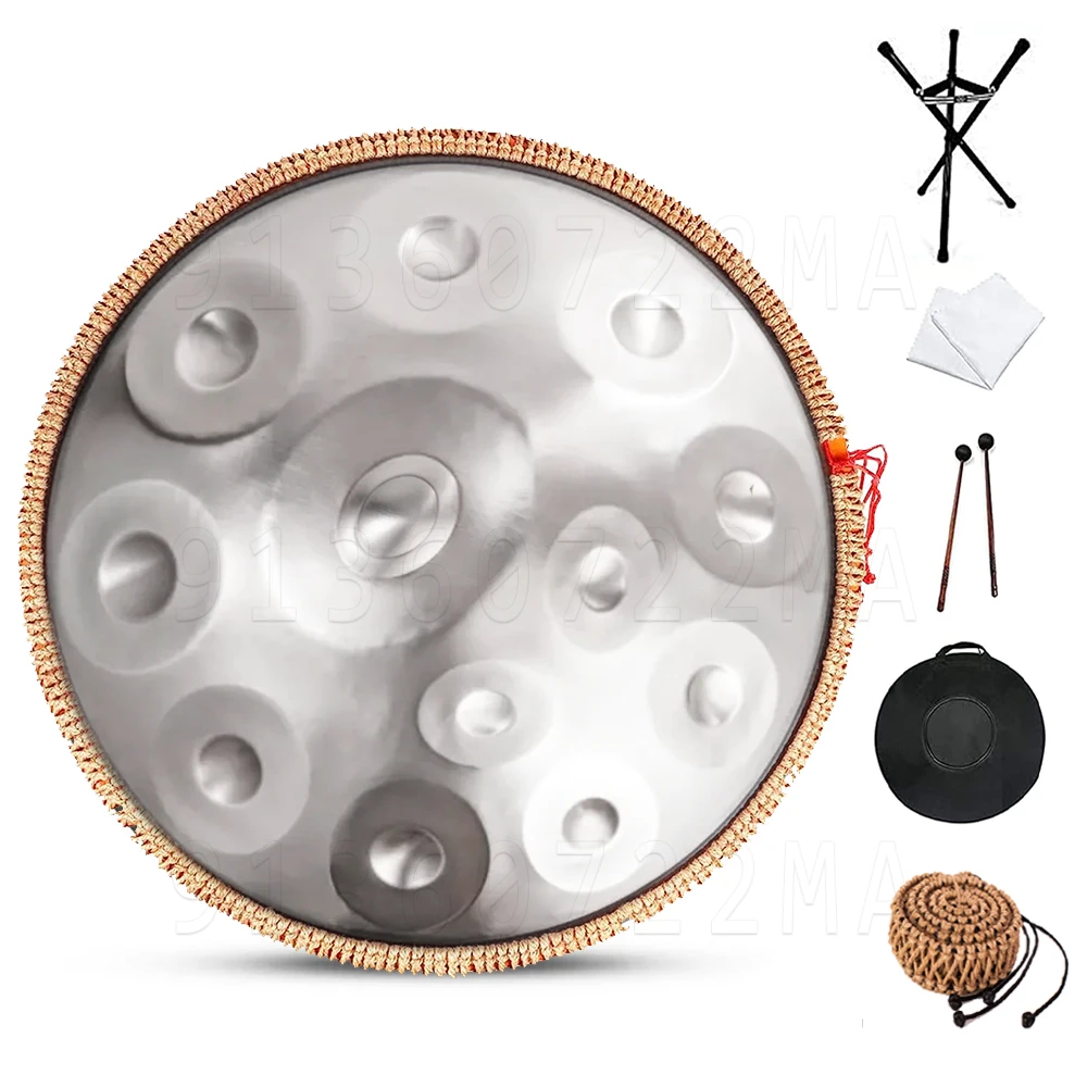 Tambor-com-l-ngua-de-a-o-para-Yoga-Handpan-Drum-instrumento-budista-m ...