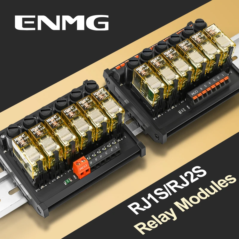 ENMG RJ1S/RJ2S Relay Module - PLC Interface,8-Channel Control Board ...