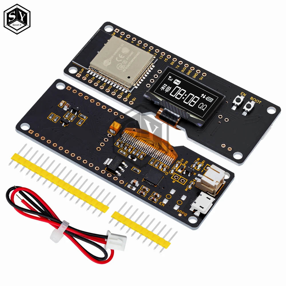 ESP32-0-96-OLED-Music-Spectrum-Analyzer-Kit-NEW-ESP-32-development ...