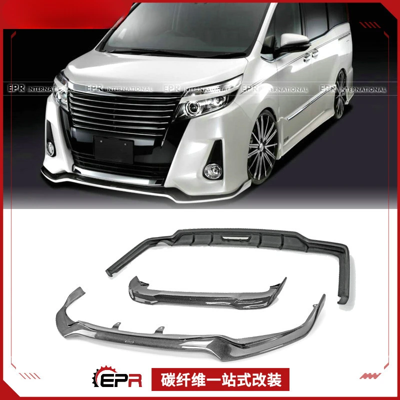 For Toyota Noah Si 80 (2014-2021) - SBL Style Carbon Fiber Front/Rear ...