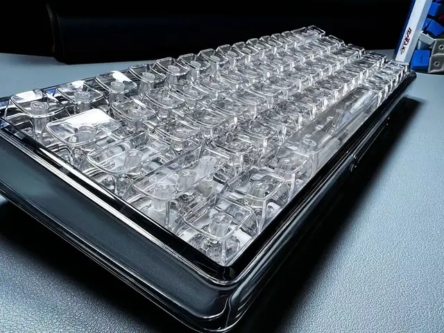 132 Keys Crystal Transparent Keycaps For MX Switch Mechanical Gaming ...