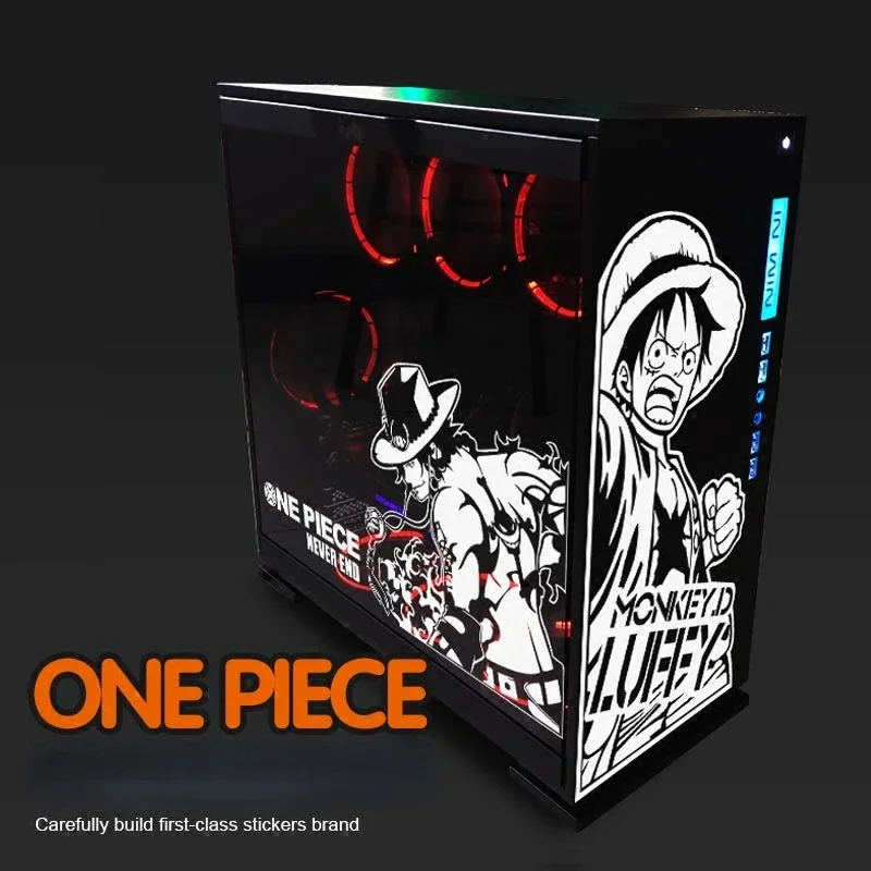 One-Piece-Anime-PC-Case-Stickers-Cartoon-Computer-Host-Skin-Decorate ...