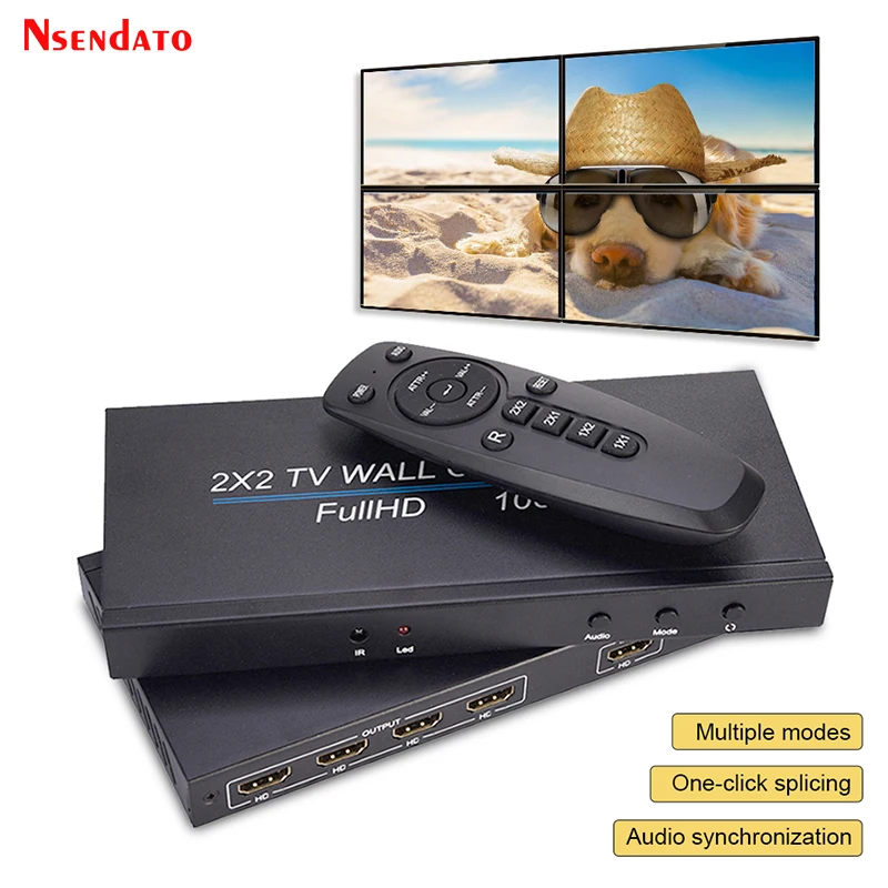 4-Channel-HDMI-TV-Video-Wall-Controller-2x2-1x3-1x4-4x1-3x1-2x1-HDMI ...