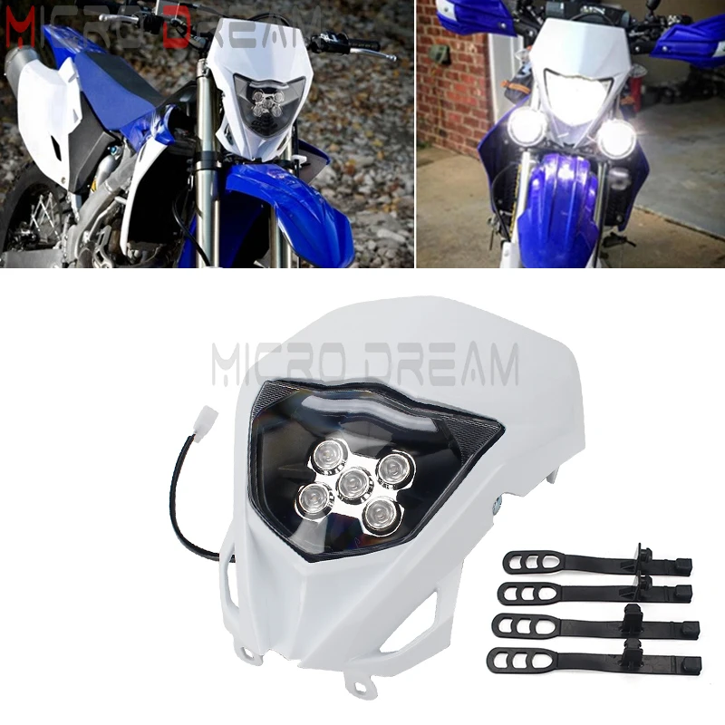 Dirt-Bike-Motorcycle-Headlight-Headlamp-Head-Light-For-YAMAHA-WR250F ...