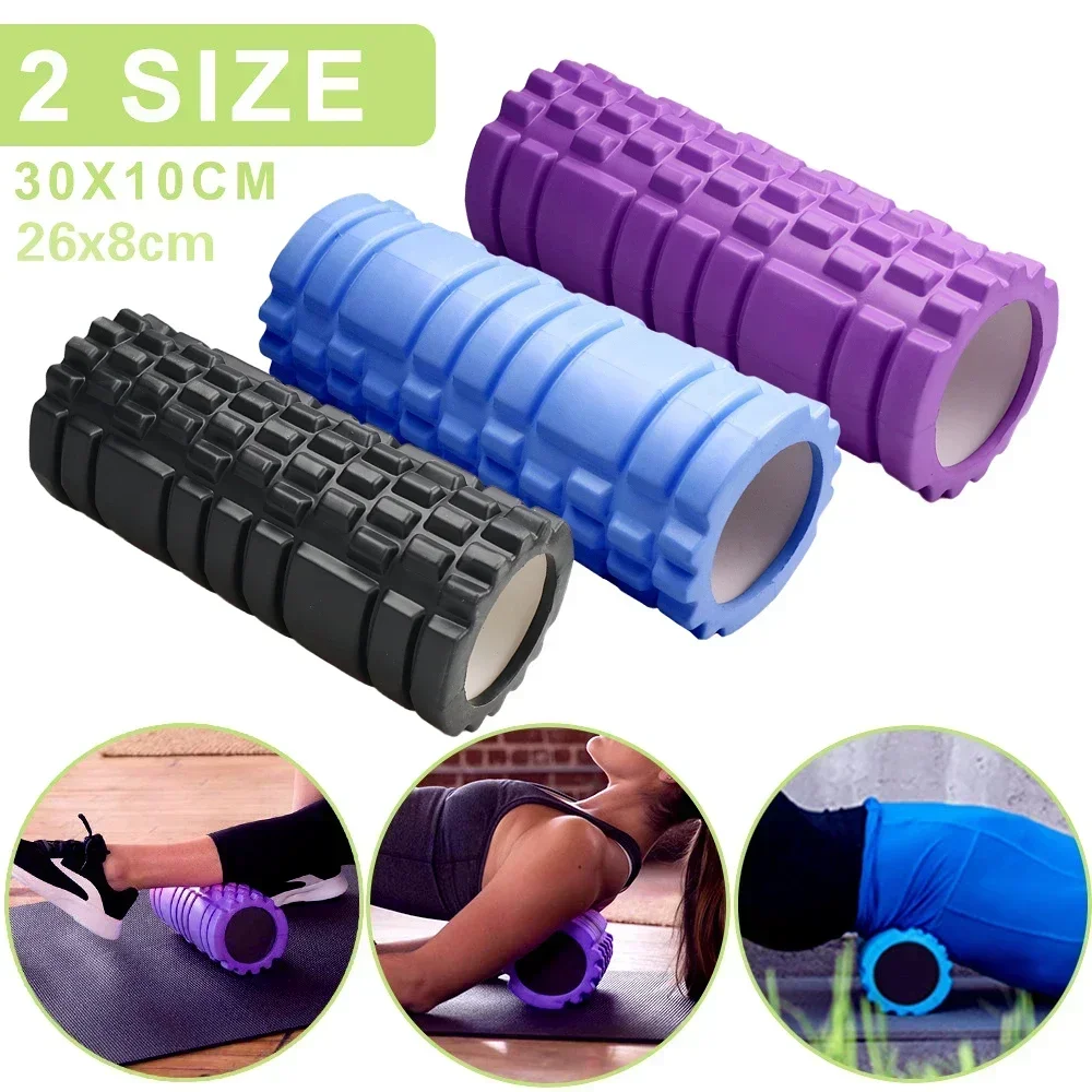30cm-Yoga-S-ule-Fitness-Fitness-Schaumstoff-rolle-Pilates-Yoga-Muskel ...