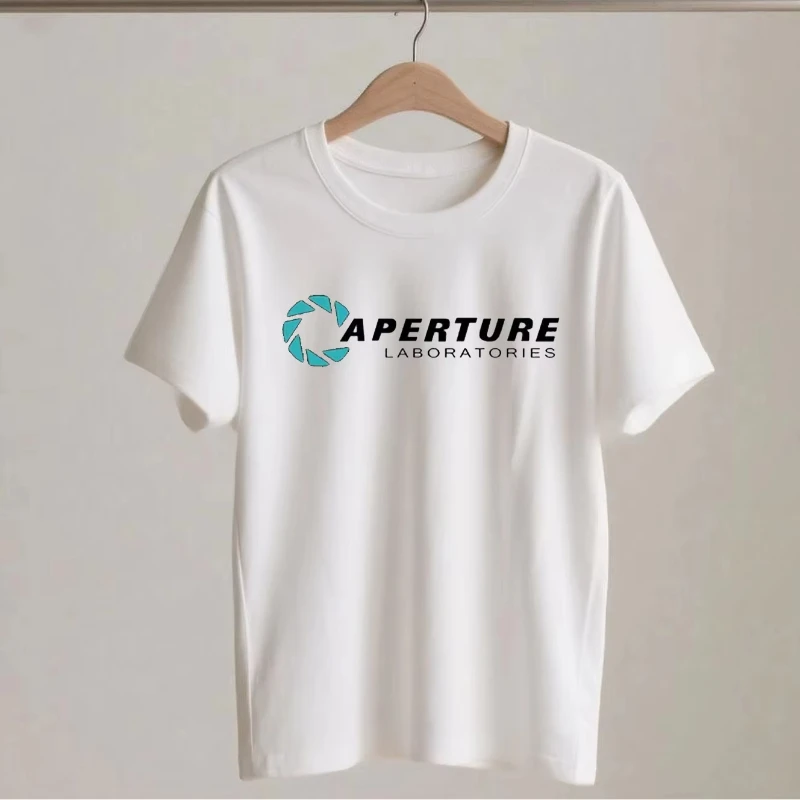 Men's women T-shirt Portal 2 Aperture Laboratories Logo Mens T-shirt ...