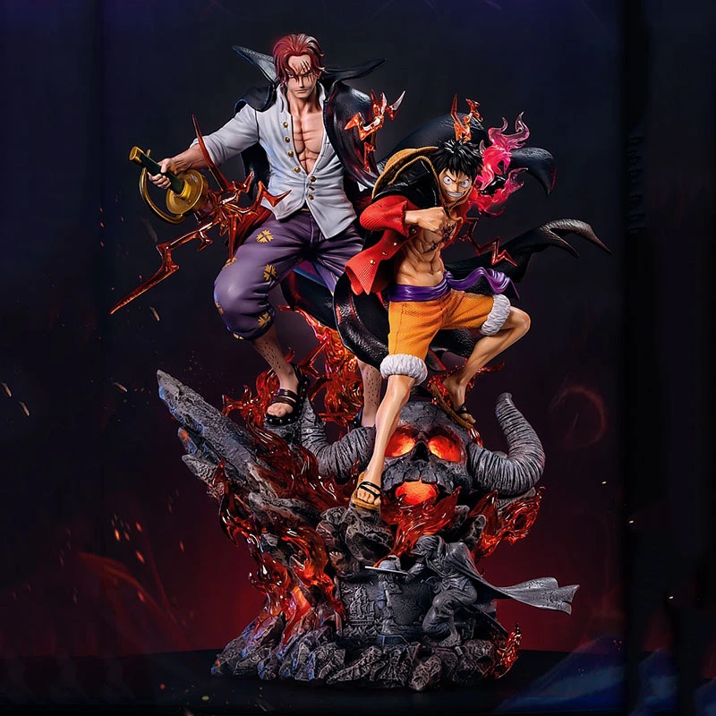 51cm One Piece Figure The First Bullet Monkey D. Luffy Shanks ...