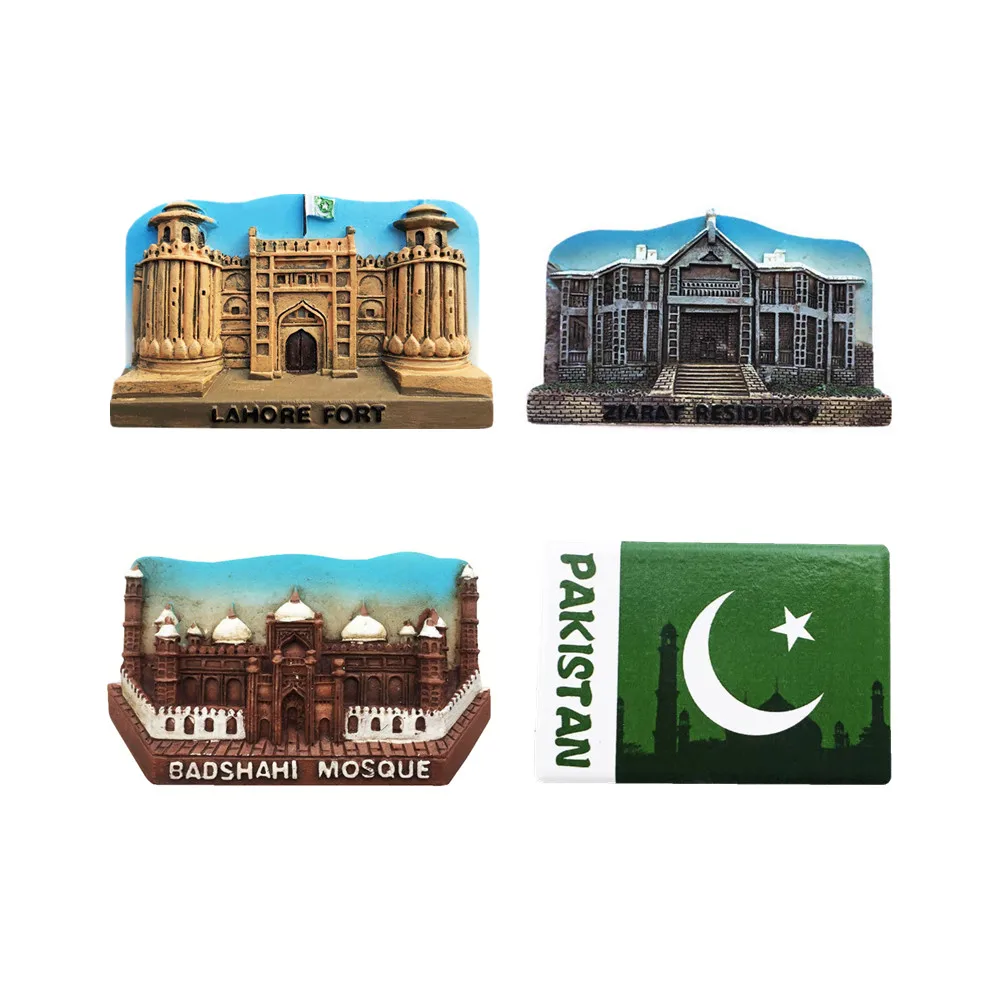 Asia Pakistan Tourist Souvenir Magnetic Sticker Fridge Magnetic ...