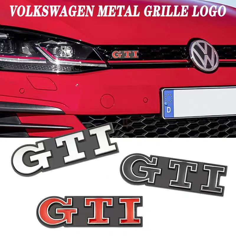 Car-Front-Grille-Badge-Metal-GTI-Logo-Sticker-For-VW-GTI-Polo-Golf-5-6 ...