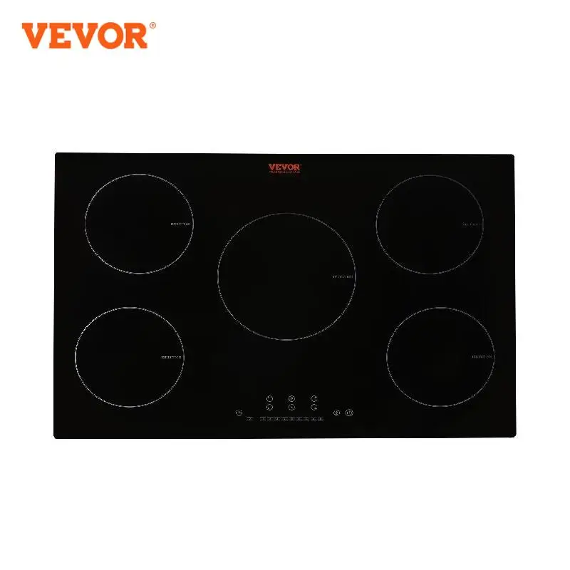 VEVOR-5-Burners-30-36-Inch-Electric-Induction-Cooktop-Stove-Hob-Built ...