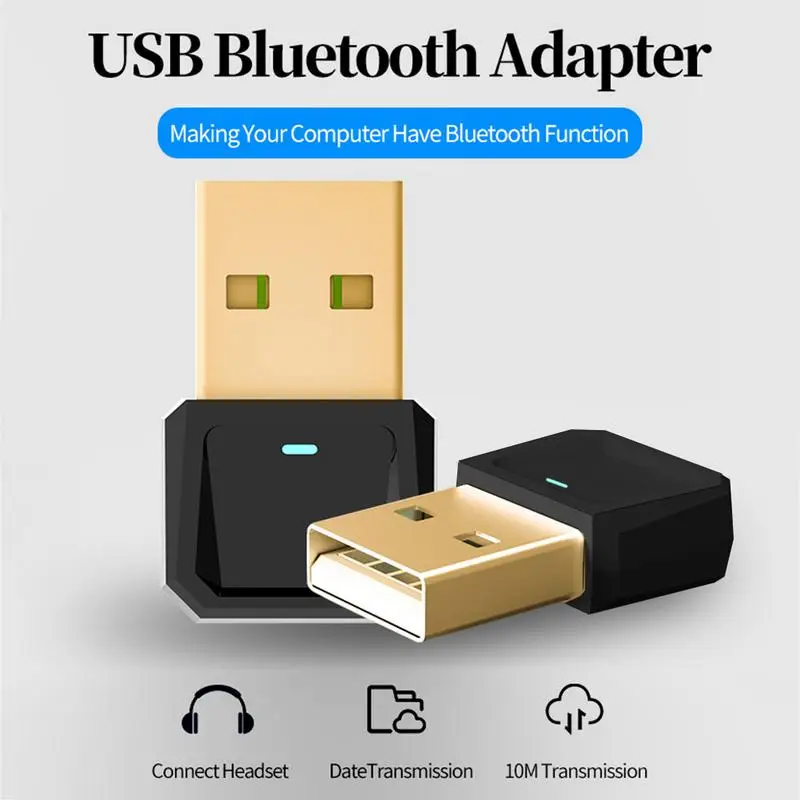 USB 블루투스 5.0 어댑터, 송신기, 오디오, 블루투스 동글, 컴퓨터 PC 노트북| | - AliExpress