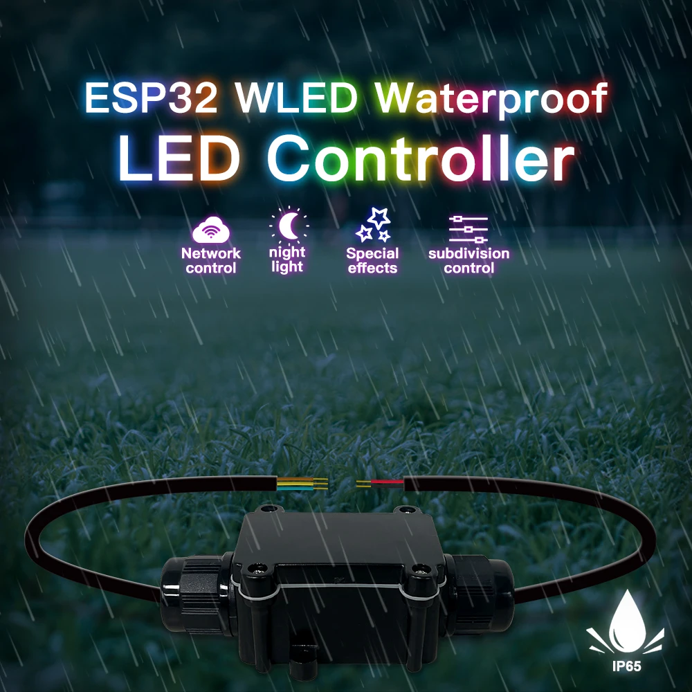 GLEDOPTO-ESP32-WLED-Controller-IP65-Waterproof-Mic-Music-Sound-Dynamic ...