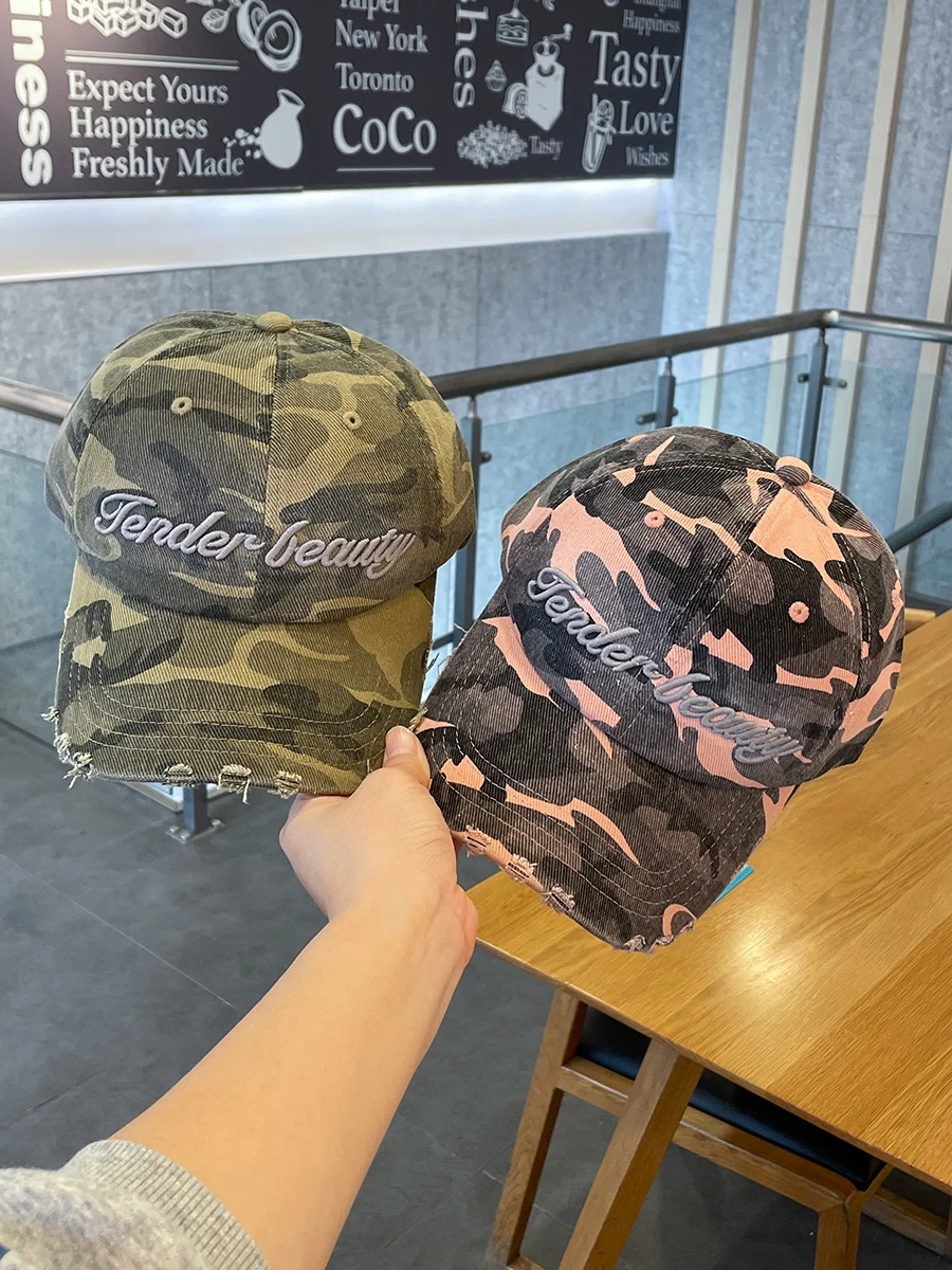 Letter-Camouflage-Peaked-Cap-Women-s-Outdoor-Sun-Protection-Sun-Hat ...