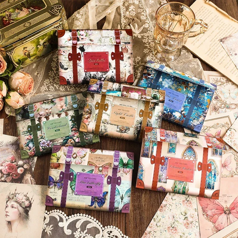 60-Psc-Vintage-Dream-Background-Material-Papers-Set-DIY-Scrapbooking ...