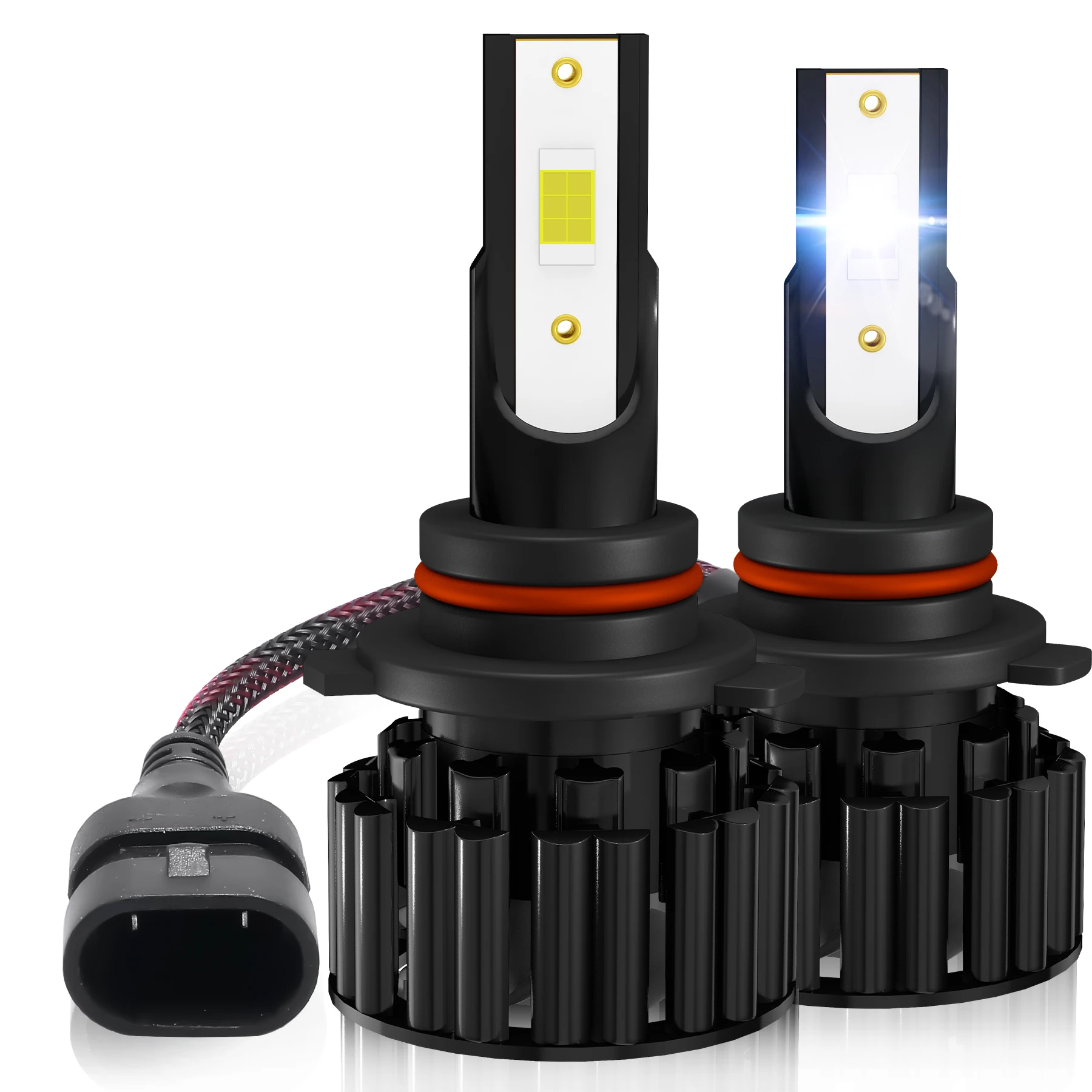 Faros LED antiniebla para coche, lámpara de 12V, H4, H7, H1, H3, H13 ...