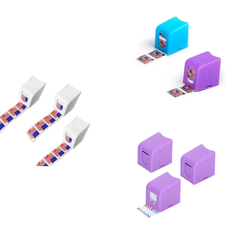 3-Pack-Postage-Stamp-Dispenser-For-A-Roll-Of-100-Stamps-Postage-Forever ...