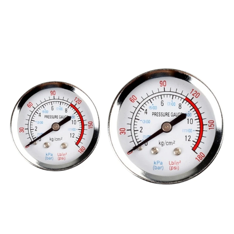 Professional-Pressure-Gauge-Back-Mount-Hydraulic-Pressure-Gauge-0-180 ...